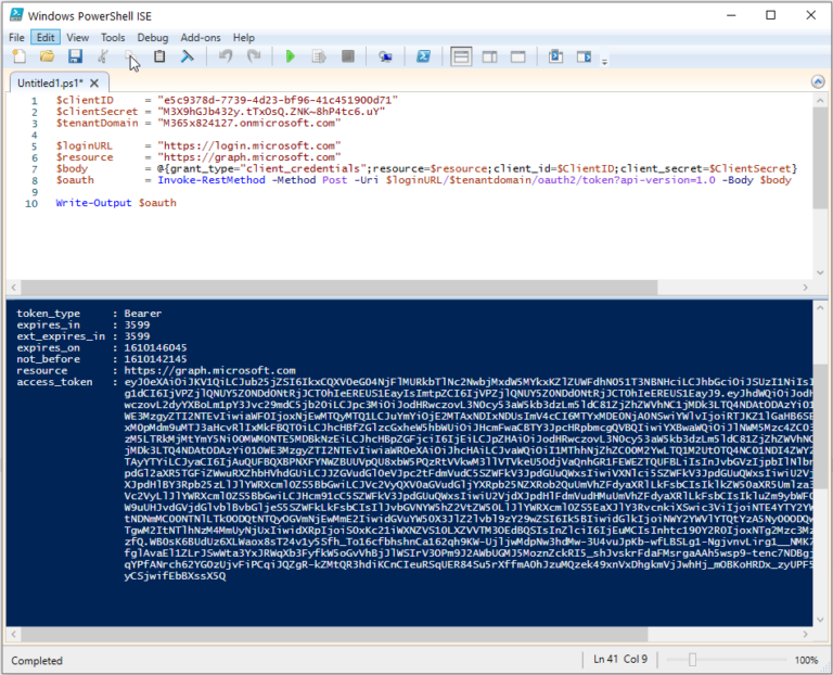 How to use the Microsoft Graph API with PowerShell - Scripting up in ...