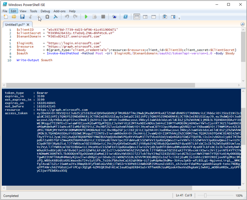 How To Use The Microsoft Graph Api With Powershell Scripting Up In Consume Using Azure Ad