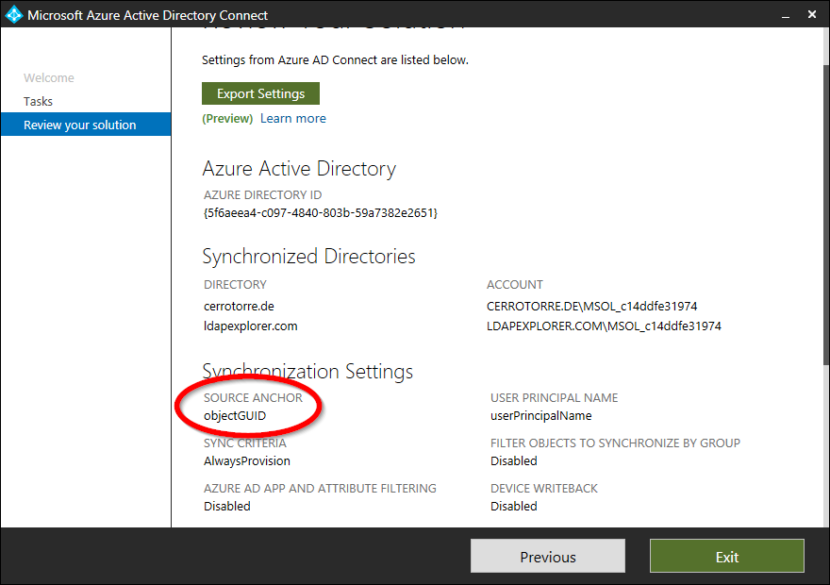 Check Your Sources The Ms Ds Consistencyguid Source Anchor Scripting Up In The Cloud 