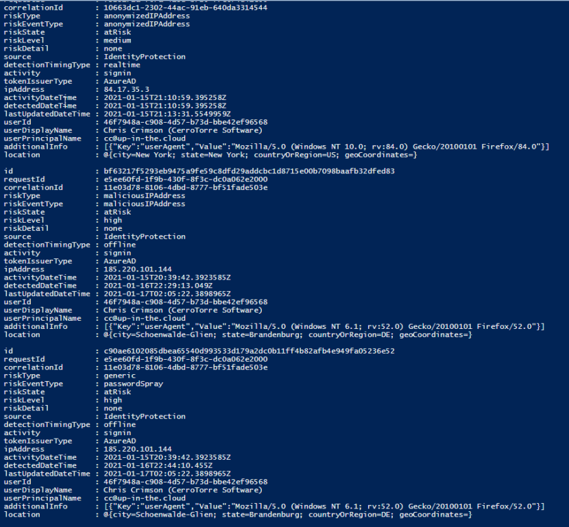 Scripting Identity Protection With Powershell Scripting Up In The Cloud