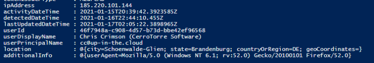Scripting Identity Protection With Powershell Scripting Up In The Cloud